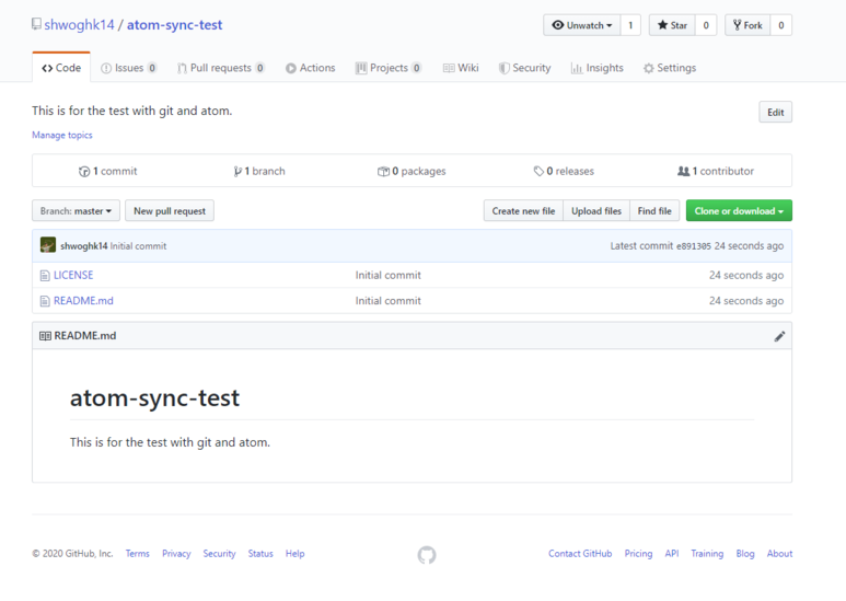 Git 시작하기 4 (Github 가입 및 Atom 연동하기):산을 붉게 물들이는 꽃