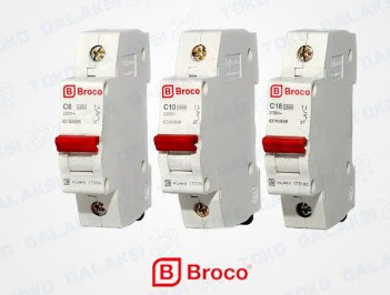 MCB 1 Phase 6 Ampere - MCB Listrik