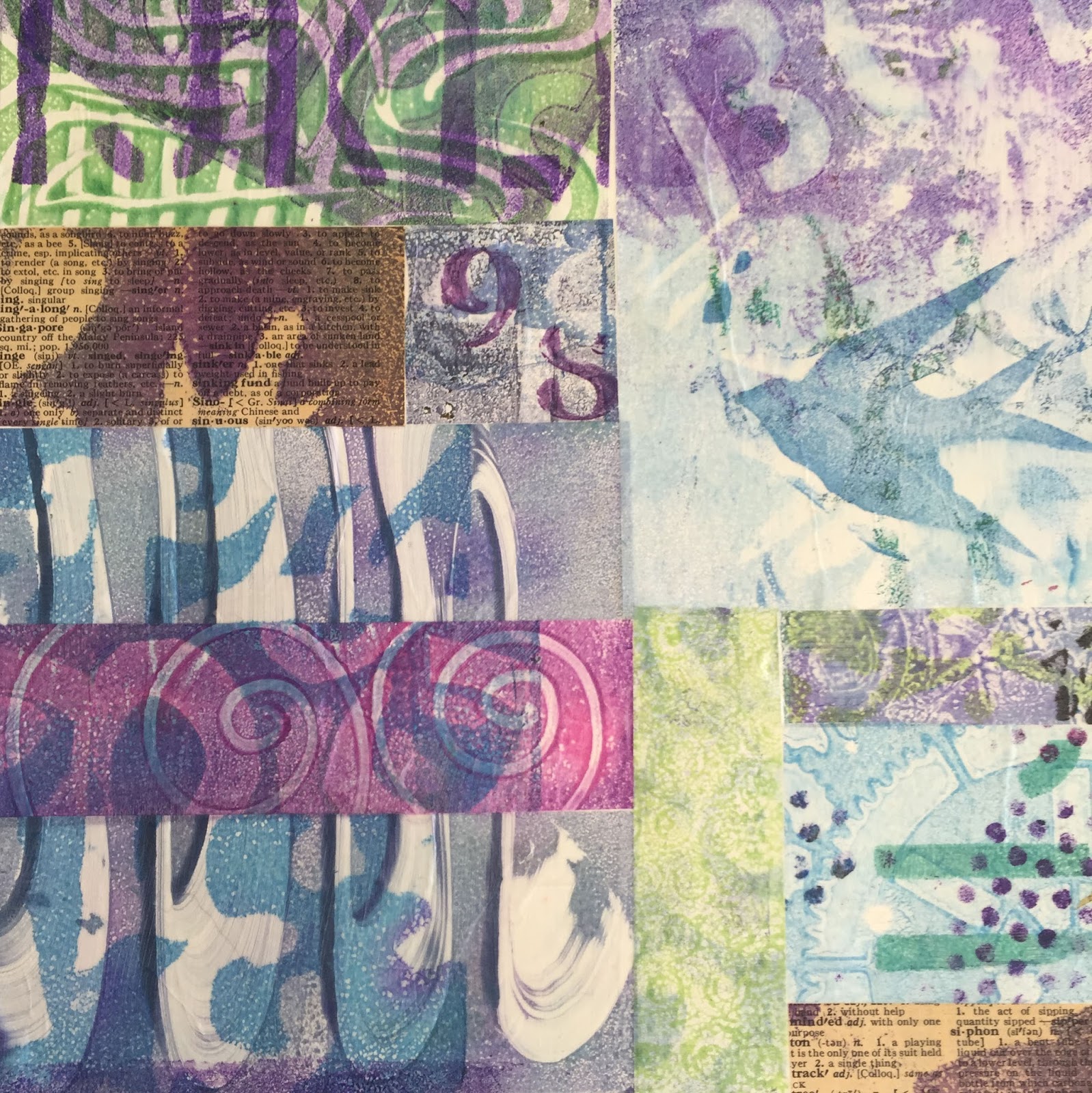 JaneVille: Abstract Collage ~ some gorgeous student work from a recent ...
