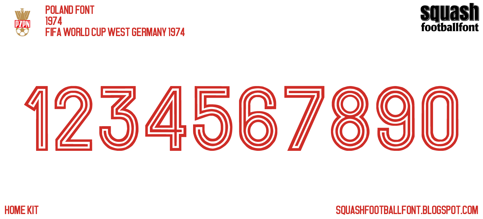 SFF: Poland World Cup 1974 Font