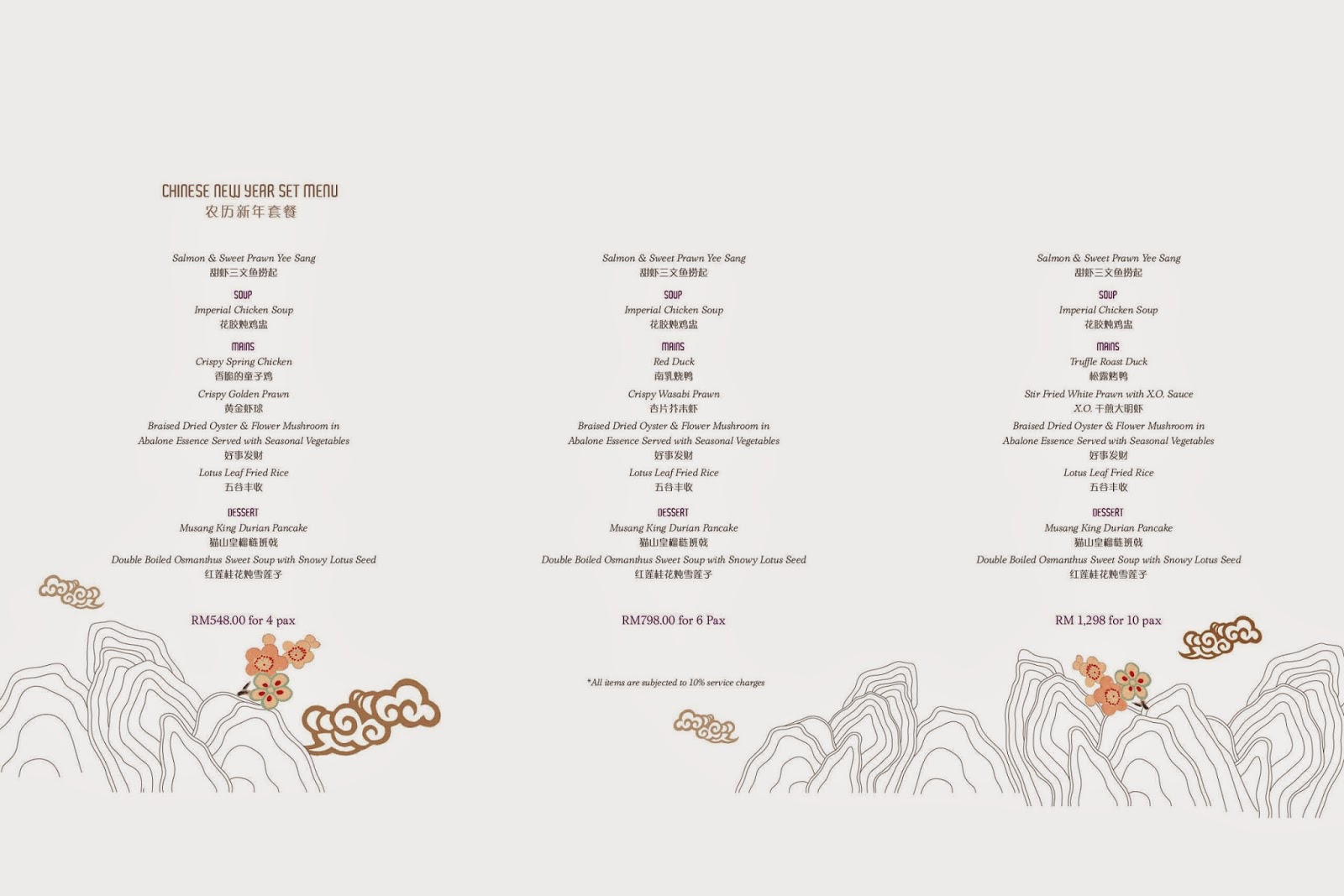 CHINESE NEW YEAR PROMOTION @ WAY MODERN CHINOIS | Malaysian Foodie