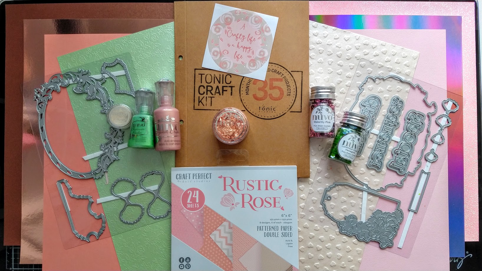 Tonic Studios Craft Kit 35 with video - Free Craft Tutorial
