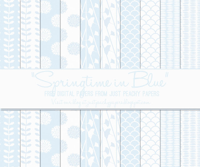 Free Digital Paper: Pretty Pastels - Elementos Gráficos - Just Peachy ...