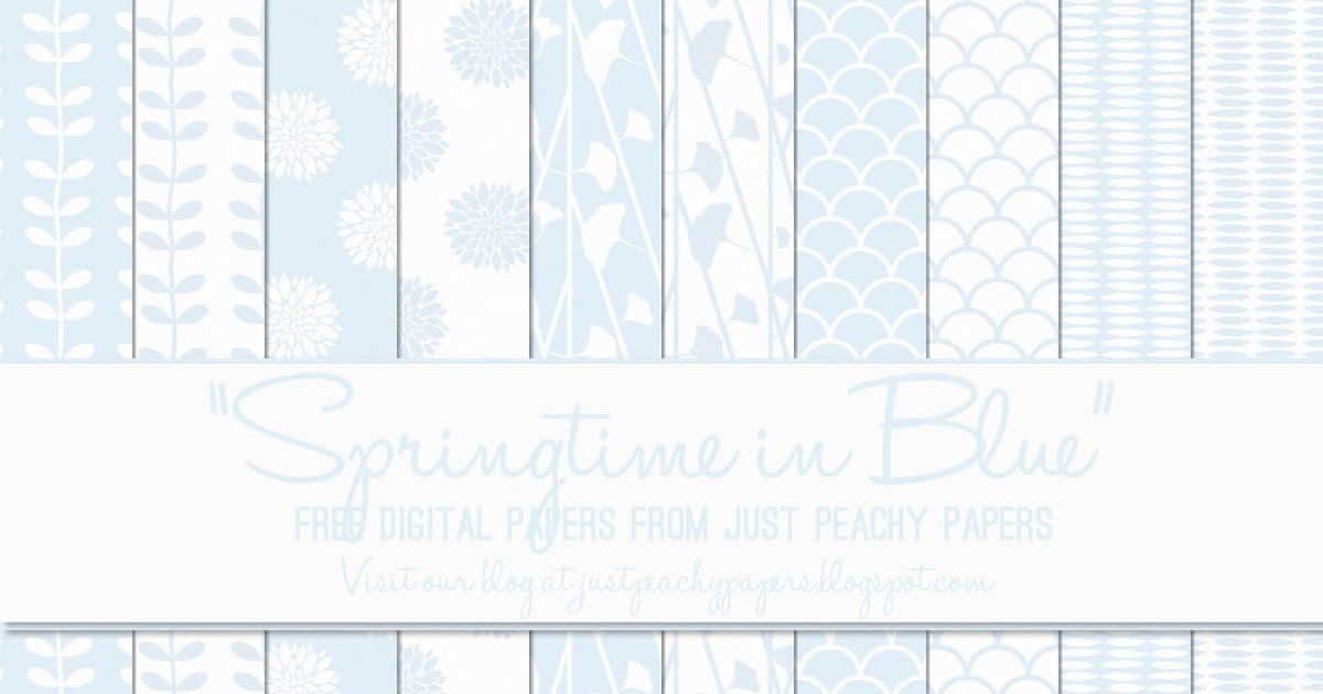 Free Digital Papers Light Blue