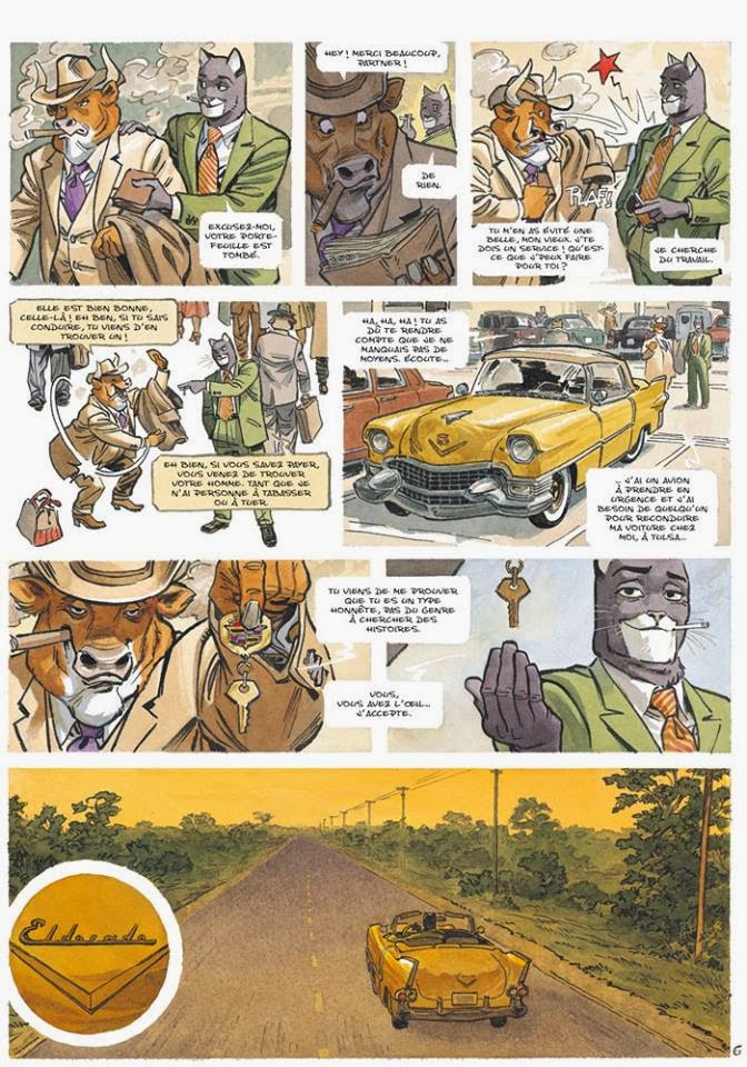 BLACKSAD GALLERY: Blacksad, Tome 5 : Amarillo 30 Page Preview
