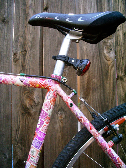 Studio6or7: Bianchi Bike Collage Art Project- Finished!