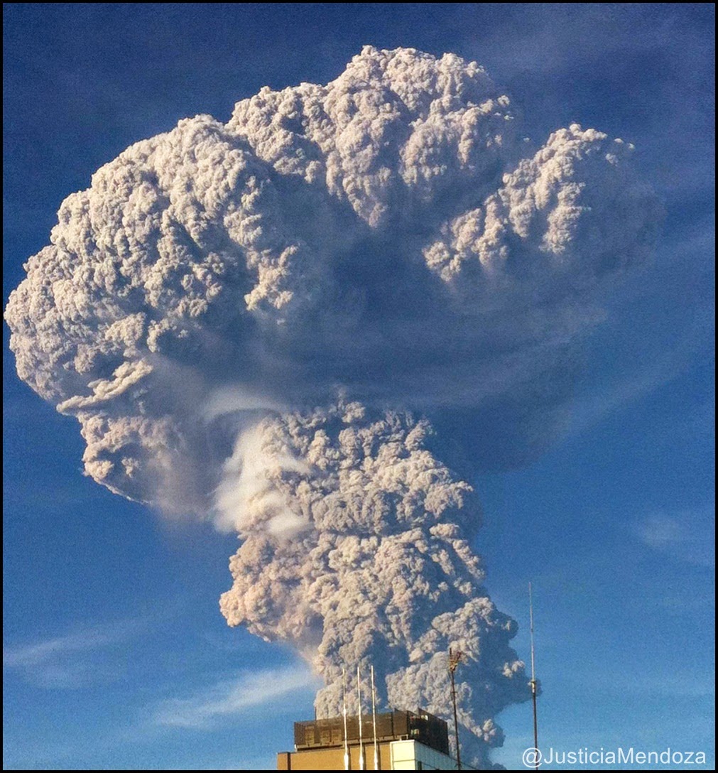21 impactante imágenes del volcán Calbuco en erupción . 21 stunning ...