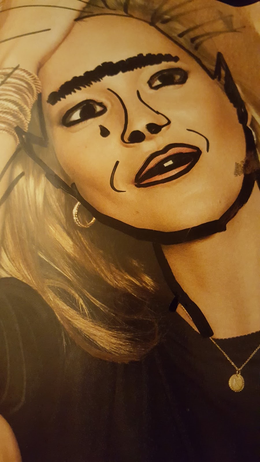 i shot kate moss: Unibrow