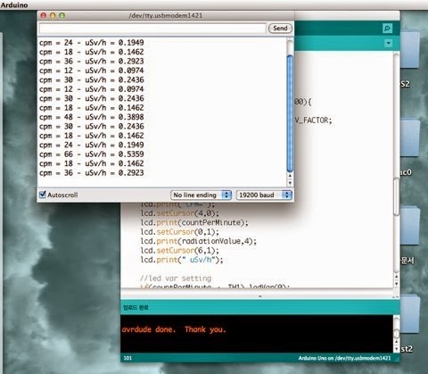서식지 인근 방사능 측정 프로젝트: MacBookPro + Mavericks + Arduino Uno + GM Sensor ...