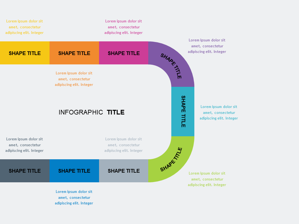 Multi Items Linear PowerPoint Templates - PowerPoint Free