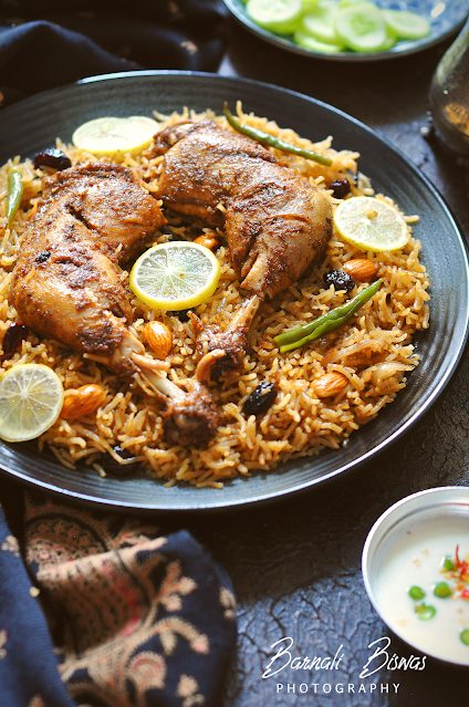 Arabic Chicken Mandi | Smokey Chicken & Rice - Curries & Stories