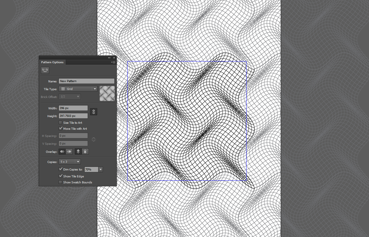 How to Create Wave or Moire Pattern in Illustrator? - Bijutoha & Design ...