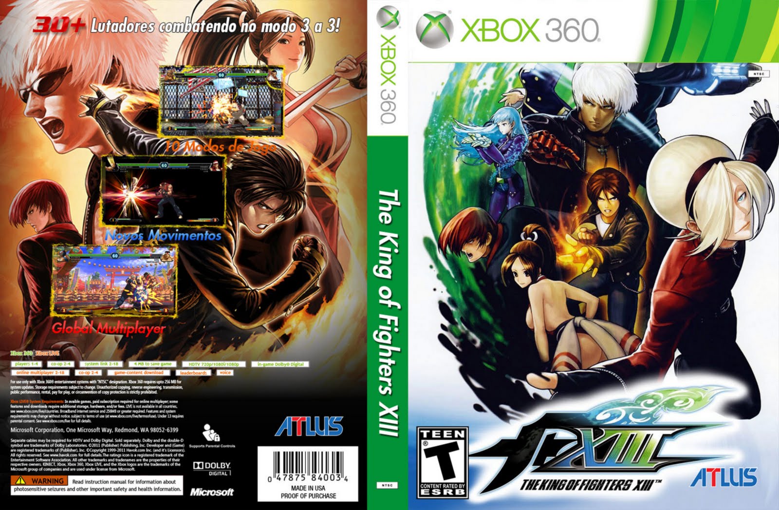 Capa The King Of Fighters XIII:Covers Filmes