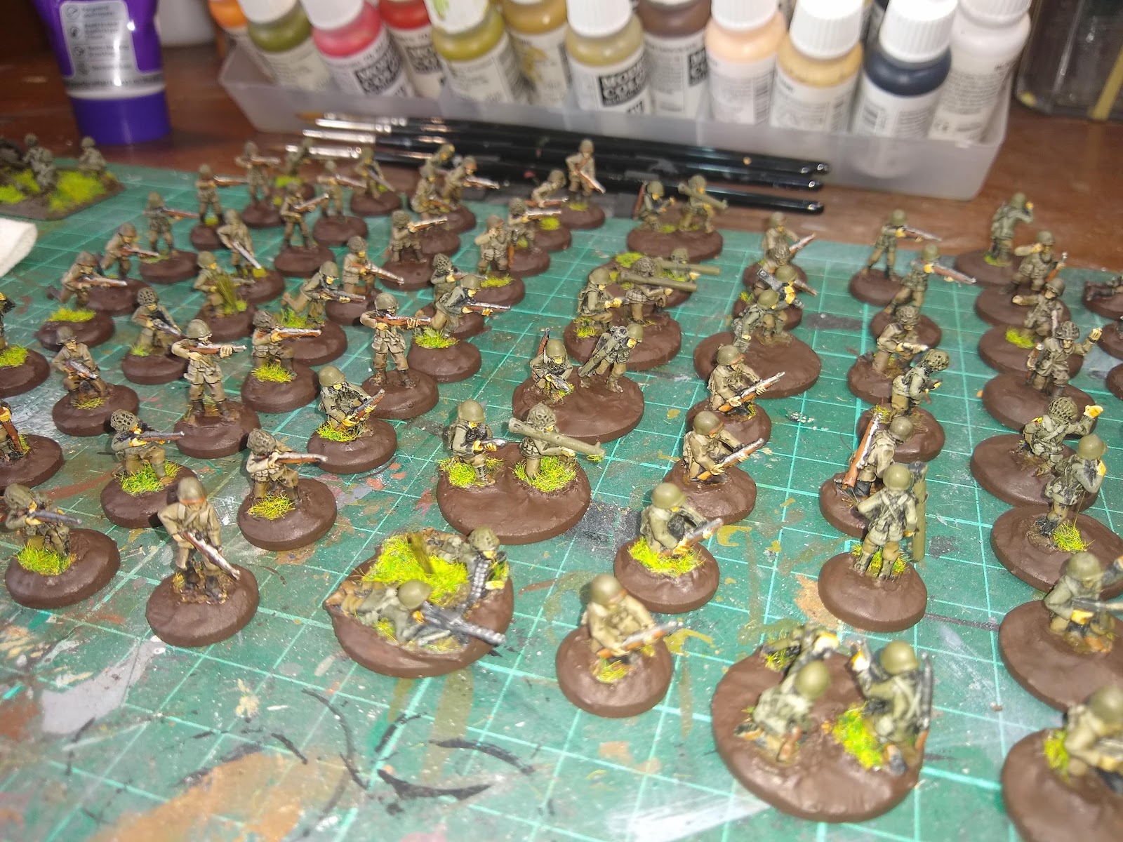 BigLee's 'Miniature Adventures': Rebasing WW2 US Infantry for CoC