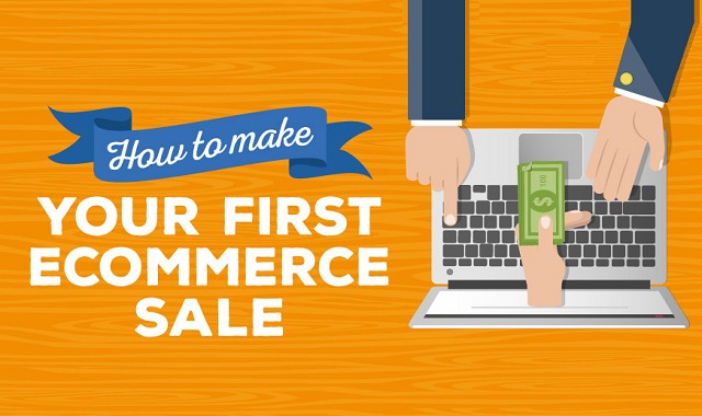 How to Make Your First eCommerce Sale #infographic - Visualistan