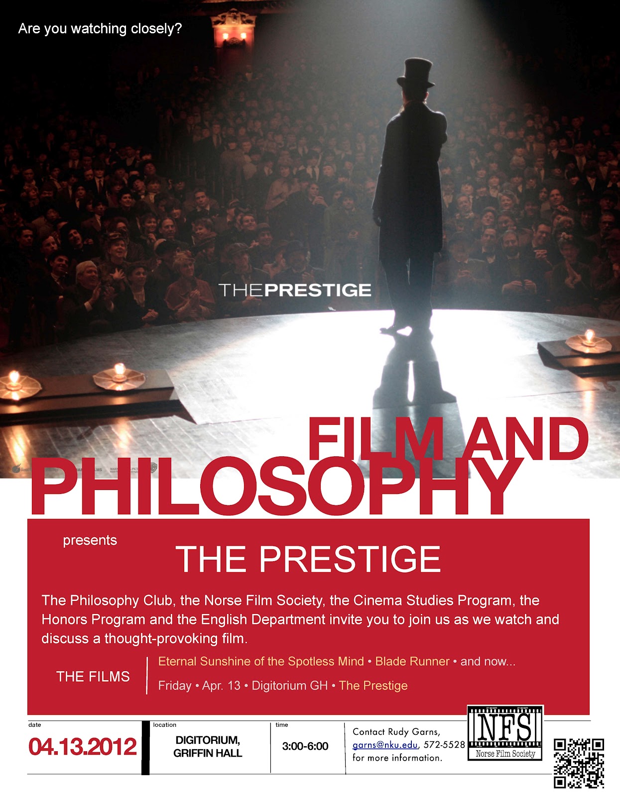 NKU Philosophy: The Prestige