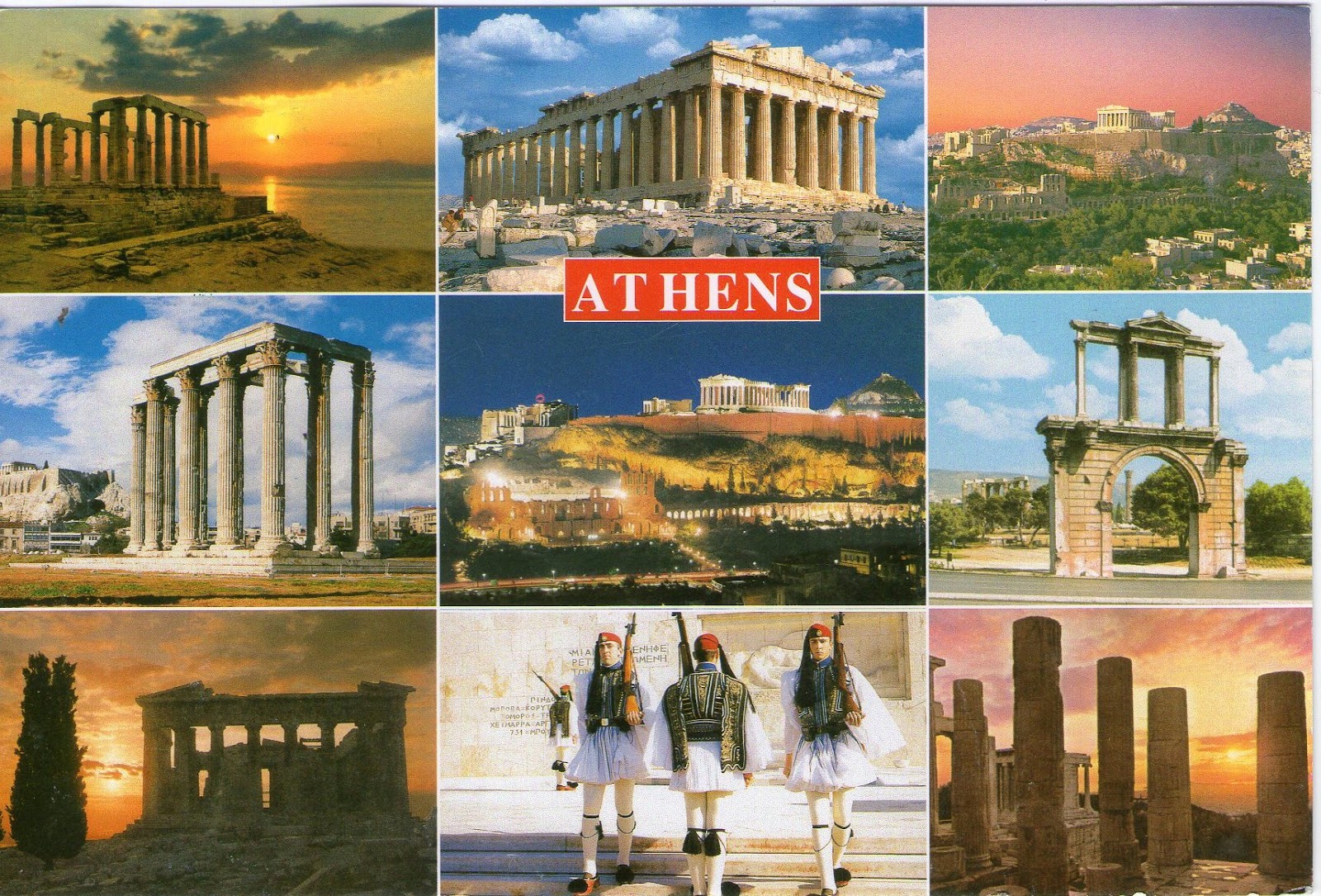 Postcard Exchange for My Daughter: Postcard from Athens.