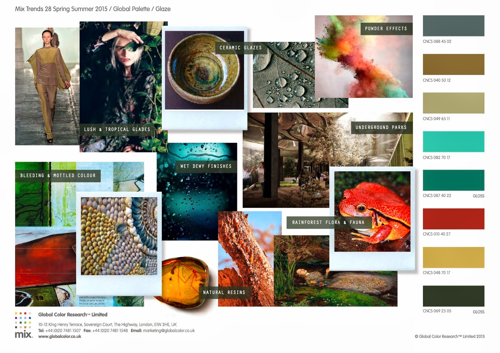 FASHION VIGNETTE: TRENDS // GLOBAL COLOR RESEARCH . SPRING/SUMMER 2015