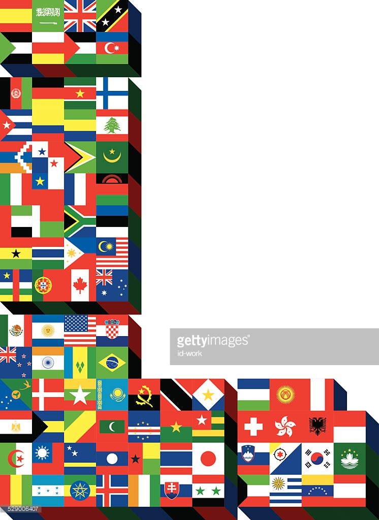 Heraldry of Life: ARTISTIC ALPHABET with Flags of the World