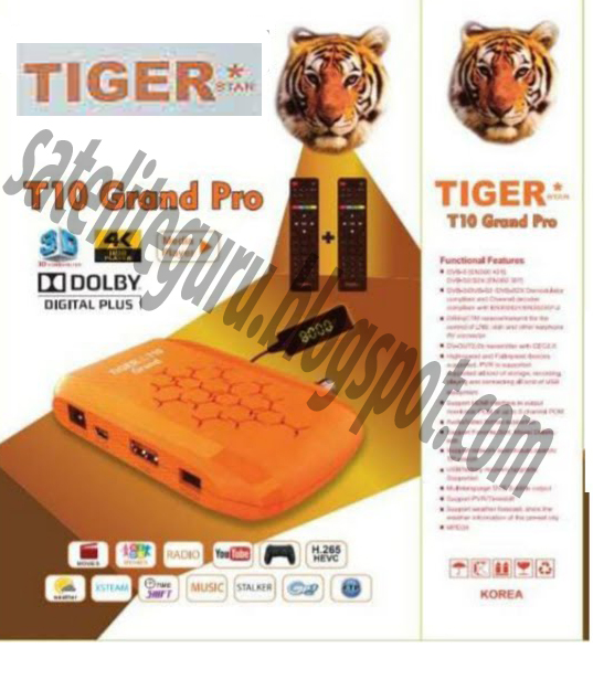 TIGER T10 GRAND PRO NEW SOFTWARE UPDATE 2022 WITH 1 YEAR FREE SERVER ...