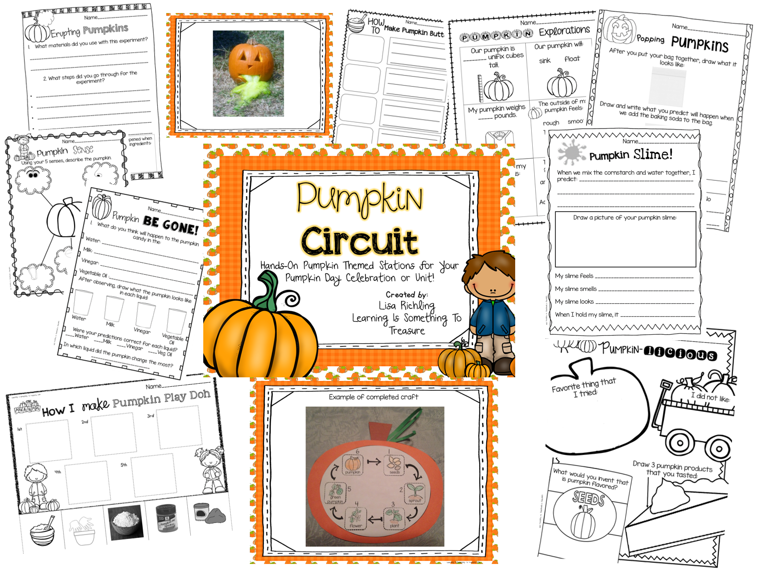 Learning is Something to Treasure: Pumpkin Exploration F-U-N + Freebie!!