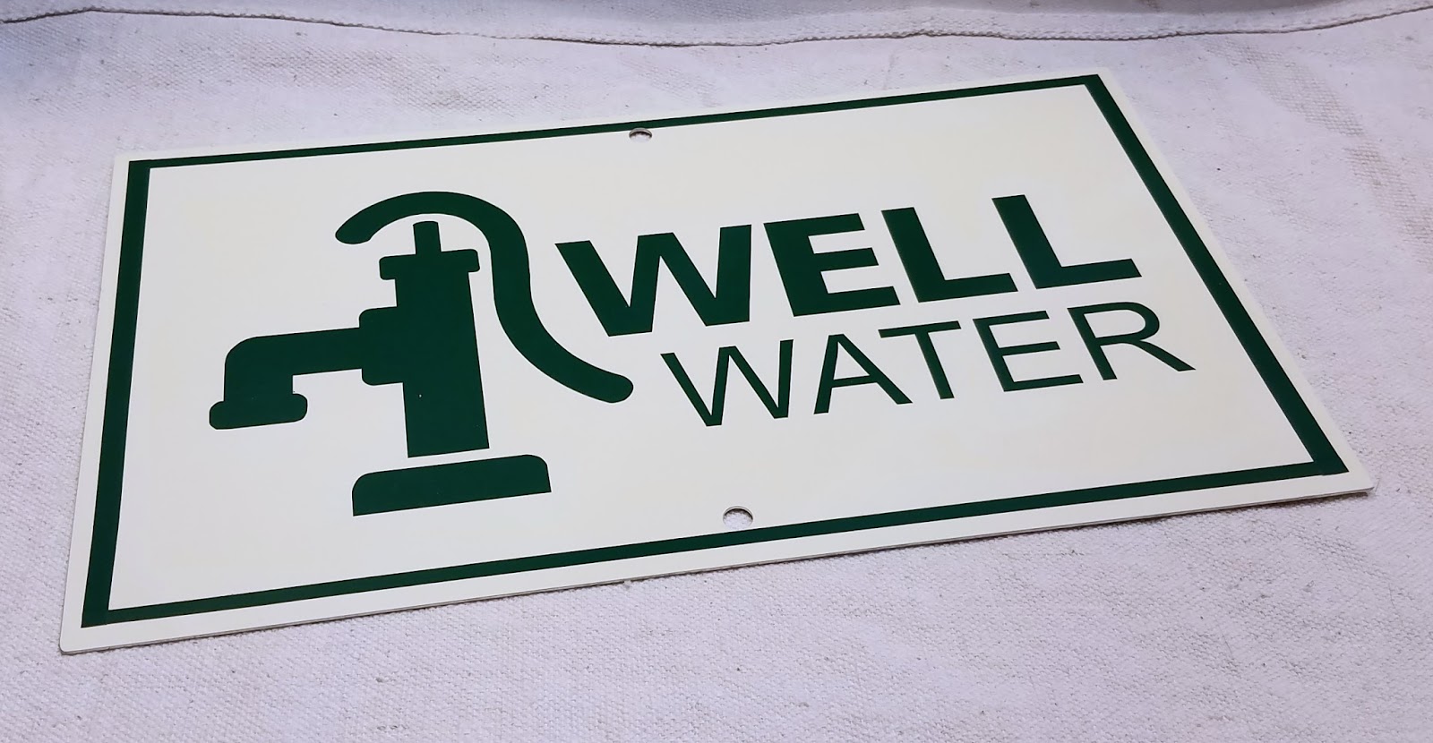 And because it's spring, another well water sign design is added to our ...
