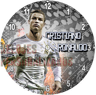 Relojes Murales Personalizados: Diseños de Cristiano Ronaldo