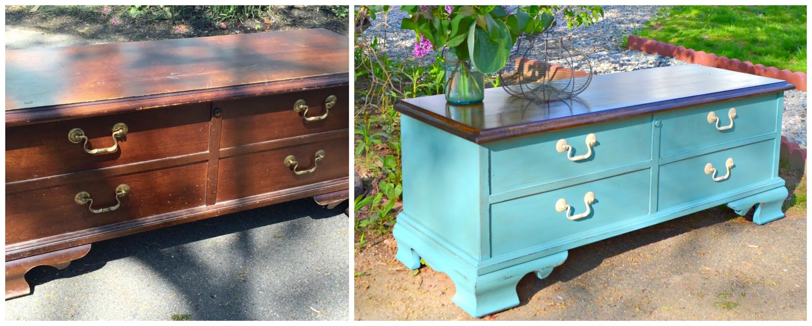 Heir and Space: A Vintage Lane Cedar Chest in Blue