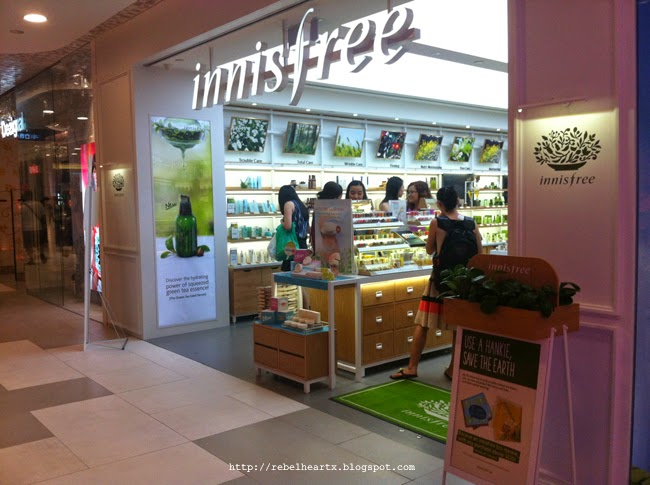 rebelheartx: Innisfree Singapore Haul: New Store at Bugis Junction!