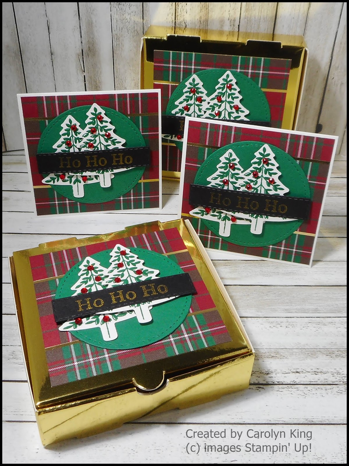 Carolyn King: Perfectly Plaid Gift Boxes