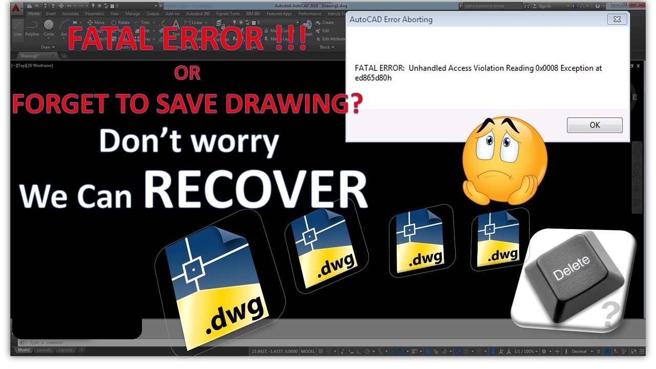 Autocad Backup File Location How To Find It Tutorial