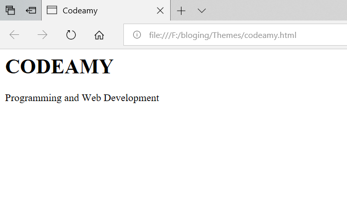 HTML Full Form - what does html stand for? « Codeamy
