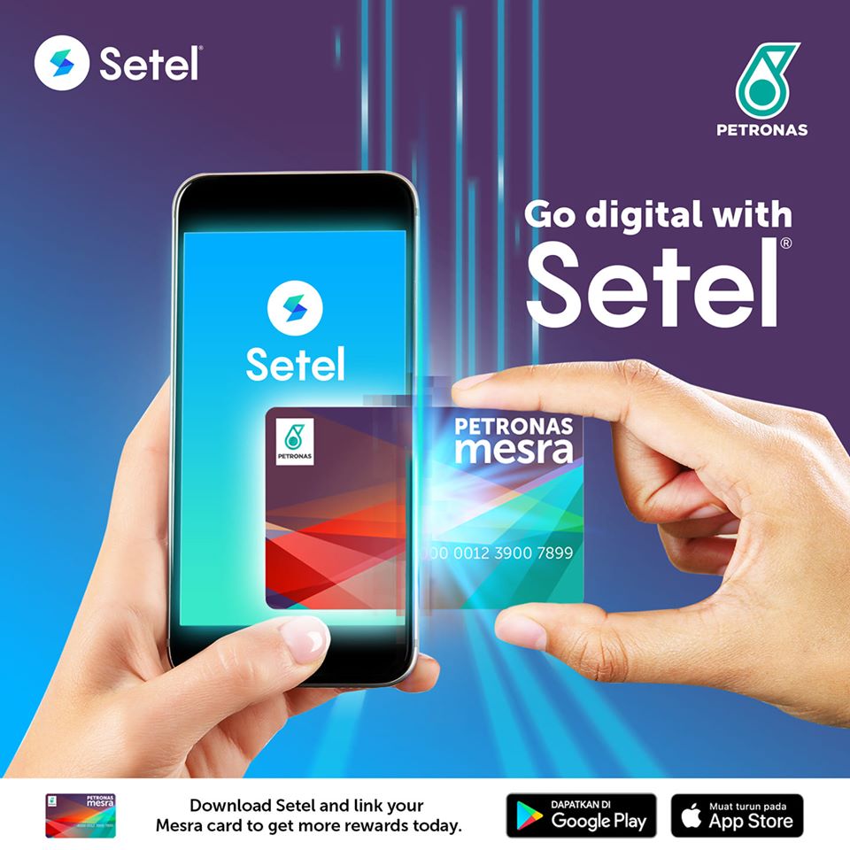 在Petronas添油用Setel APP，方便快速还有回扣优惠