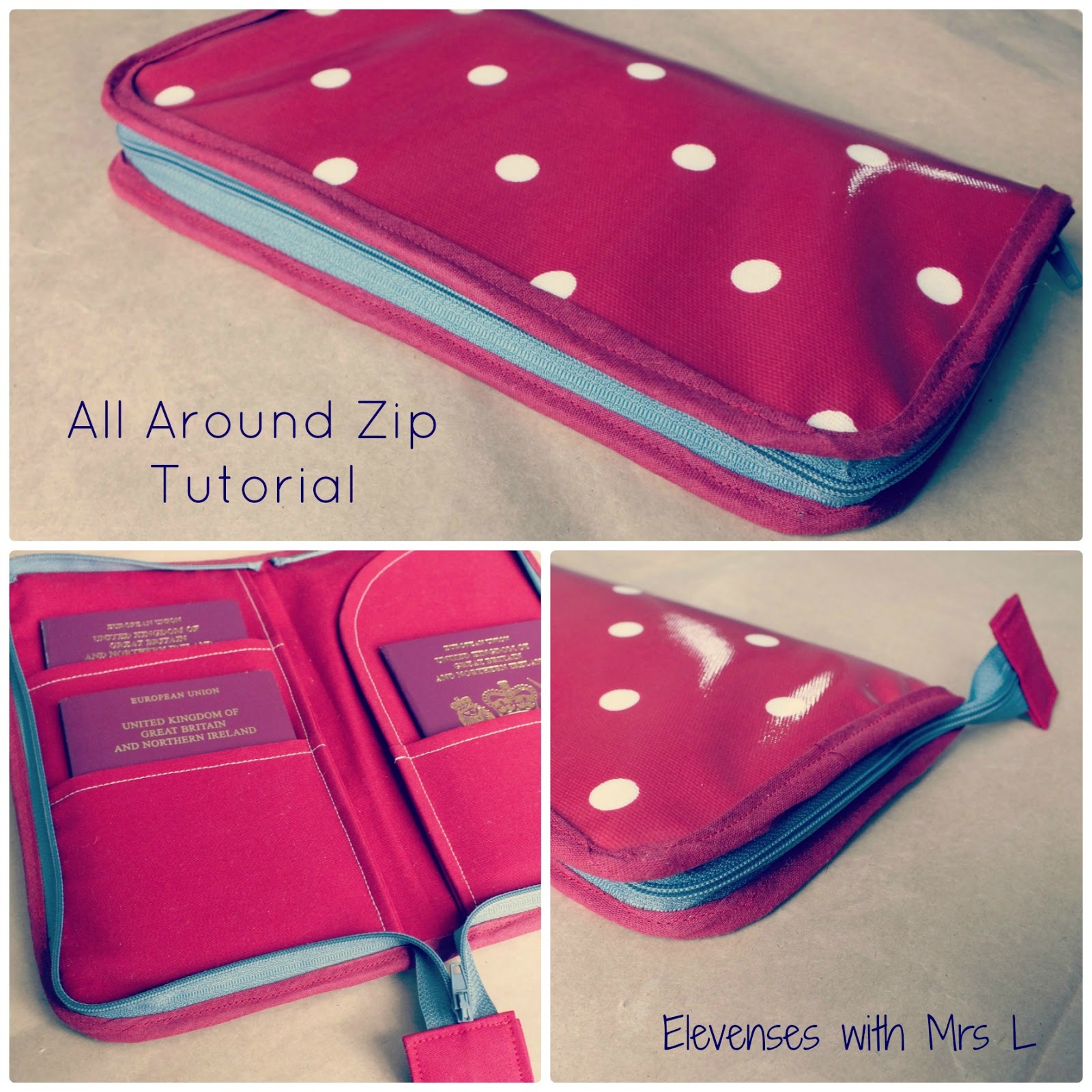 elevenses with Mrs L: All Around Zip Tutorial