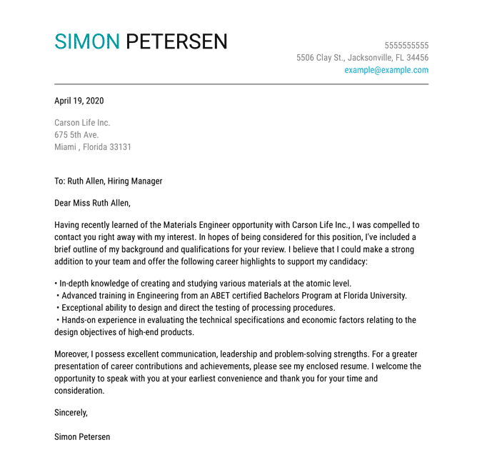 How To Create A Cover Letter Template ~ Resume Letter