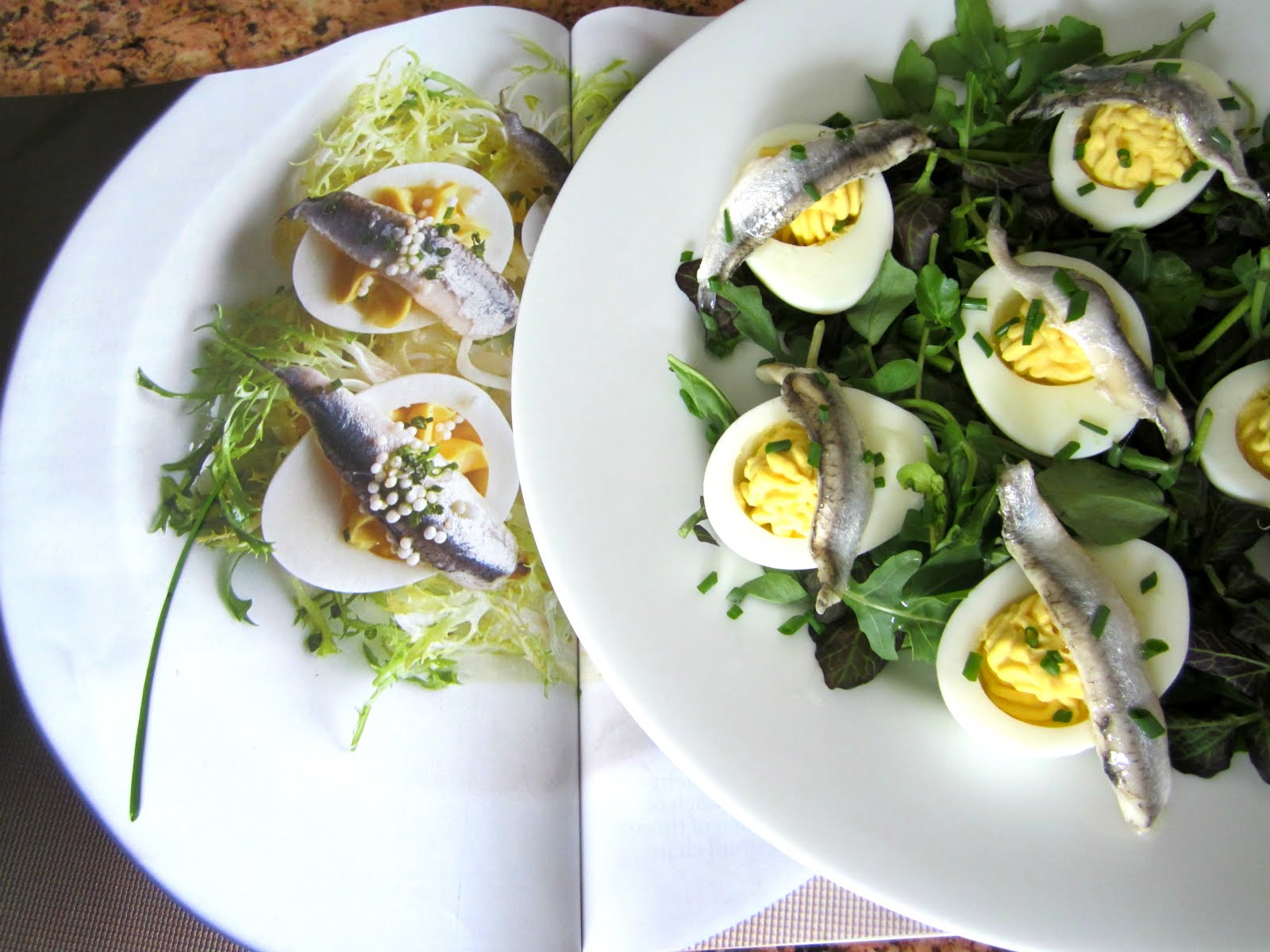 Deviled Eggs w/ Boquerones