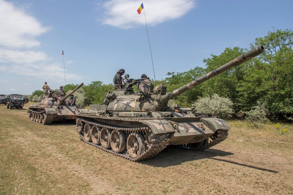 Historia y tecnología militar: T-55 rumanos en ejercicios