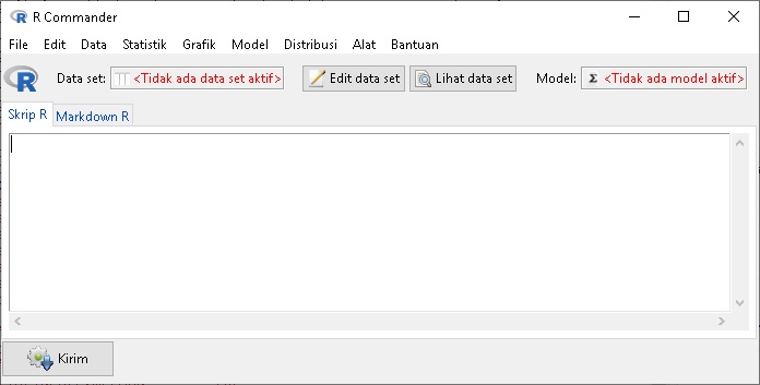 Tutorial R : Rcmdr pada RStudio - blog kibe