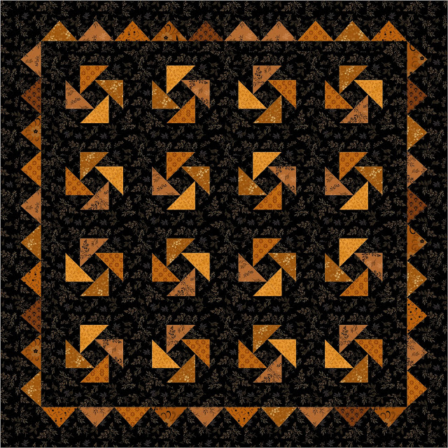 Heartspun Quilts ~ Pam Buda: Cheddar & Coal Quilt Kit PRE-ORDER!!