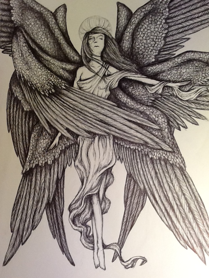 שמונה מלאכים מכונפים