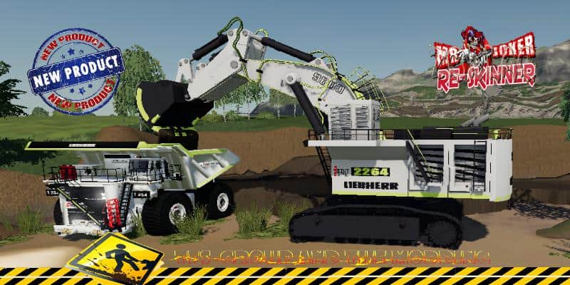 FS19 LIEBHERR 9800 EIFFAGE TFSG v1.5 - FS 19 & 22 USA Mods Collection