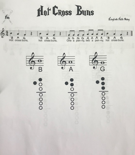 Crestview Recorder Karate: Hot Cross Buns