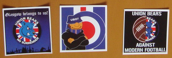 FERROLINOMANO: Pegatinas de Union Bears