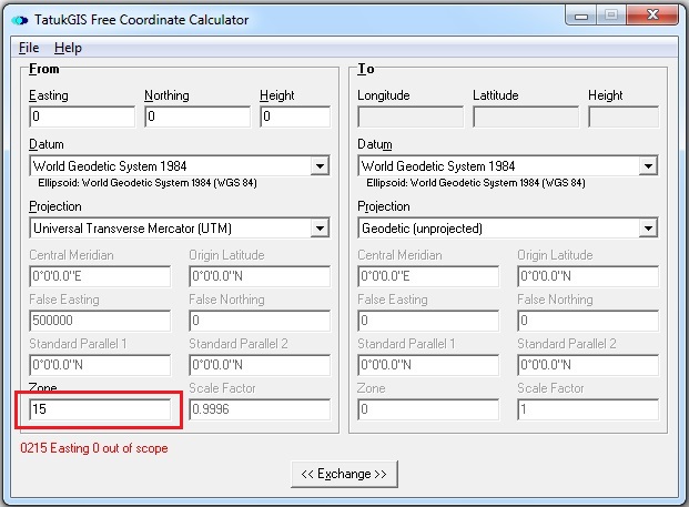 FARUSAC REMOTO: CONVERTIR COORDENADAS UTM A WGS84