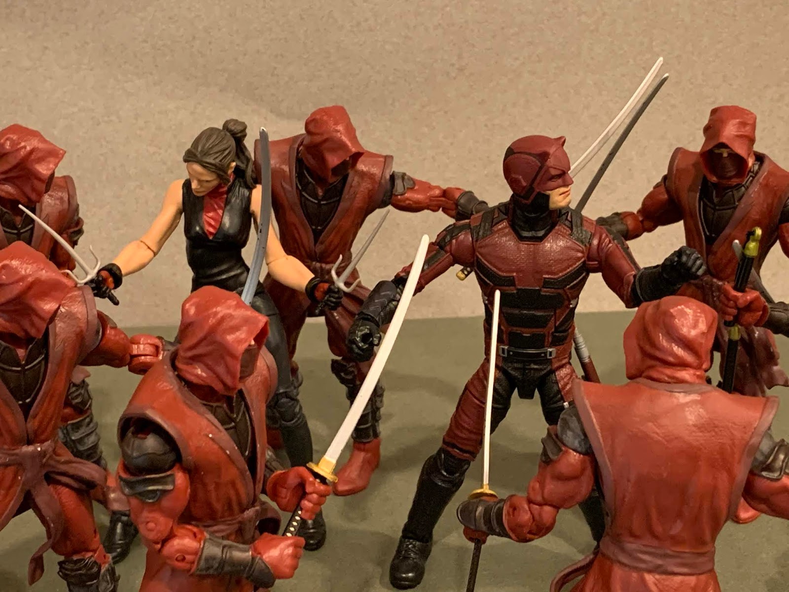 G.I. Jigsaw: Marvel Legends Netflix Daredevil and Elektra vs the Hand ...