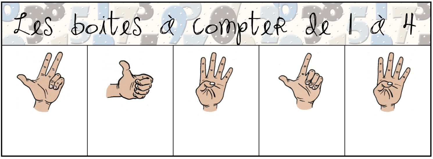 Les petits jeux de July: Boîtes à compter