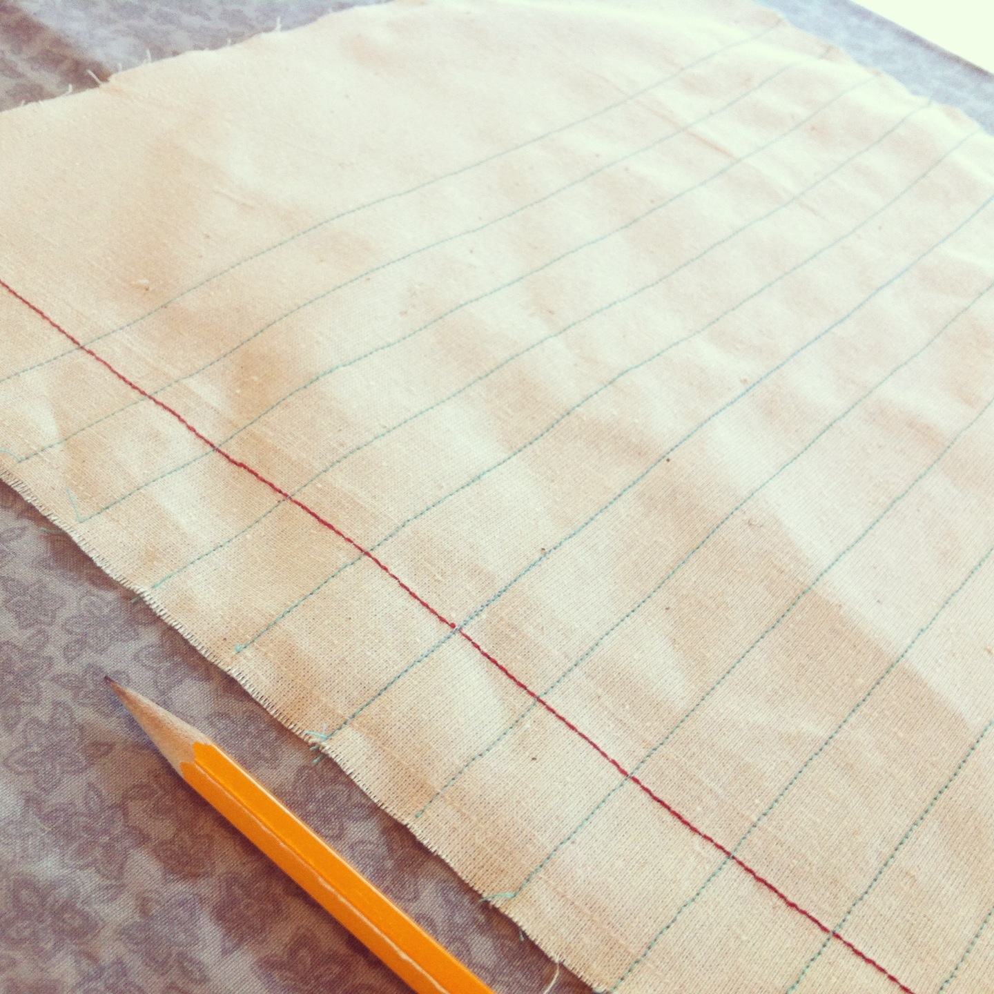 My Cherry Avenue: Lined Paper Fabric