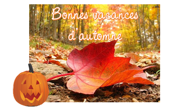 Bonnes vacances d'automne - École Sacré Coeur à Glons - Blog