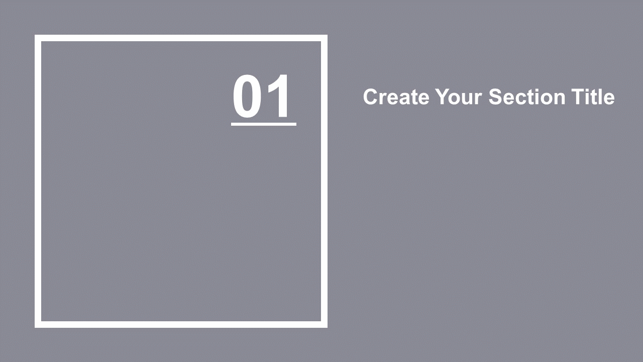 Minimal Square Simple PowerPoint Templates - PowerPoint Free