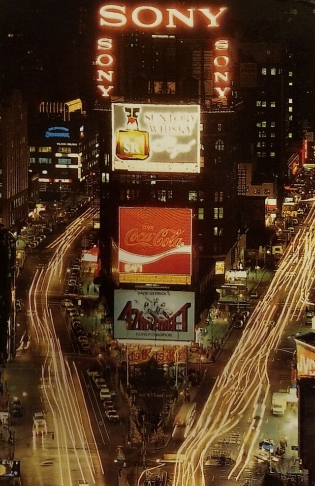 Neon Rocketship: 42nd Street On Times Square